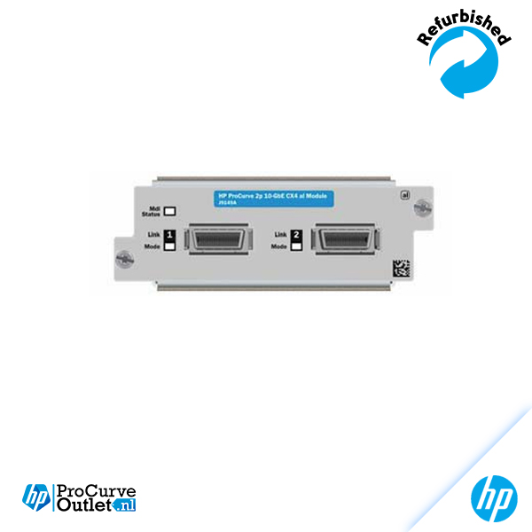 HP 2910 2-port 10GbE CX4 al Module J9149A 0884420767374 - hpprocurveoutlet