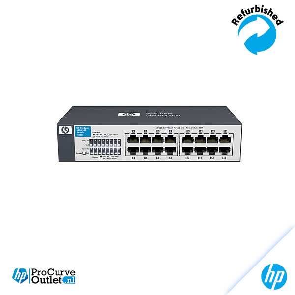 HP Switch ProCurve 1410-16G 16xGBit J9560A 0884962716304 - hpprocurveoutlet